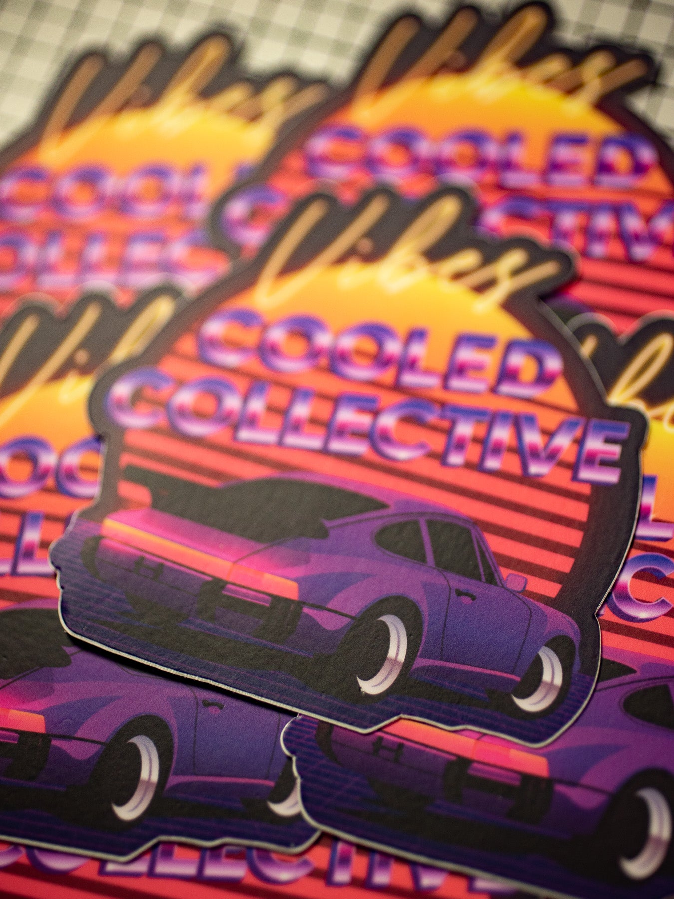 Retro Vibes 80s Sports Car Decals – cooled.collective